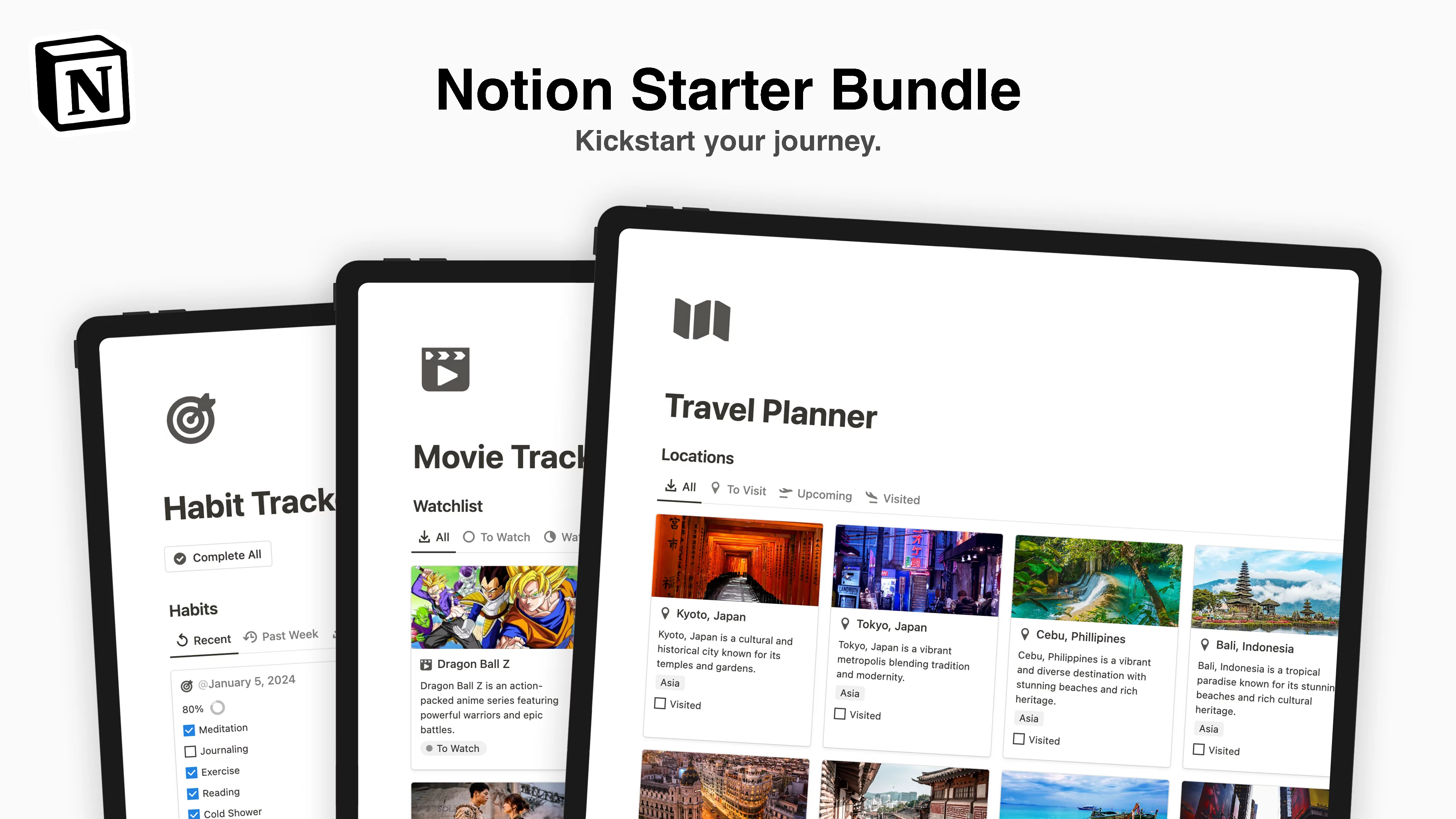 Notion Starter Bundle for Free by EasyBlocks - Productivity Notion Template